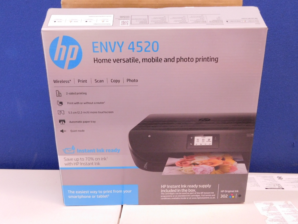 1 BOXED HP ENVY 4520 ALL IN ONE PRINTER RRP £199