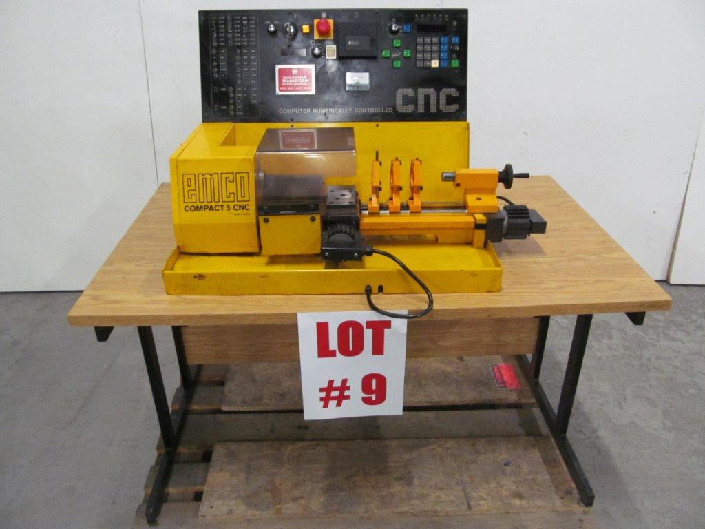 CNC EMCO COMPACT 5 LATHE (AUSTRIA) SN: 8308073 ELECTRICS: 115V / 1PH ...