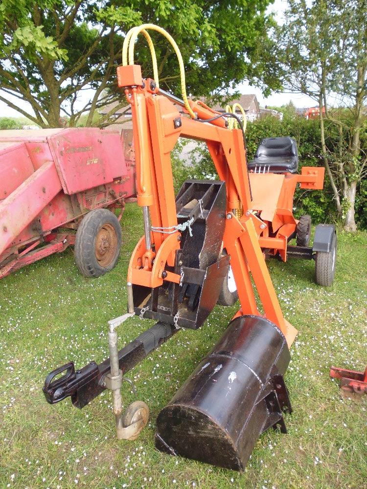 Powerfab towable mini digger. Fitted with Honda petrol engine. With ...