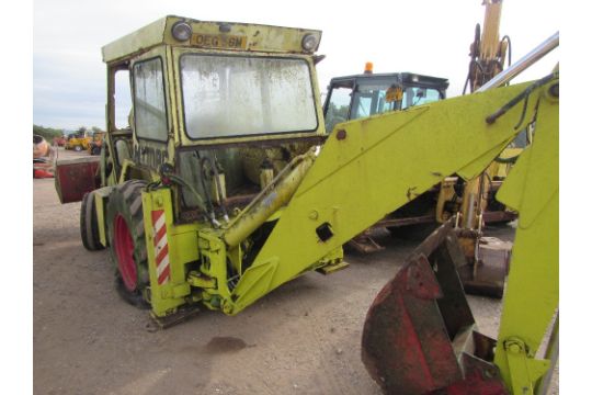 Hymac 370 Wheeled Digger. Reg. No. OEG 56M. UNRESERVED LOT