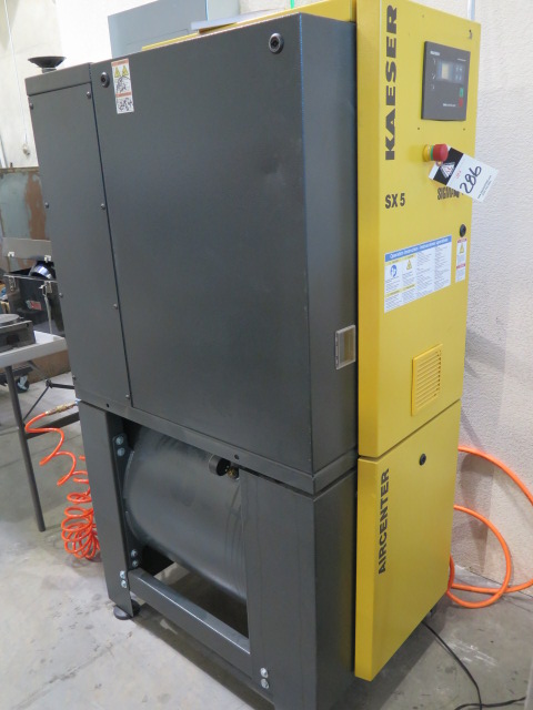 2013 Kaeser Air-Center SX-5 5Hp Rotary Air Compressor/Dryer/Tank Combo ...