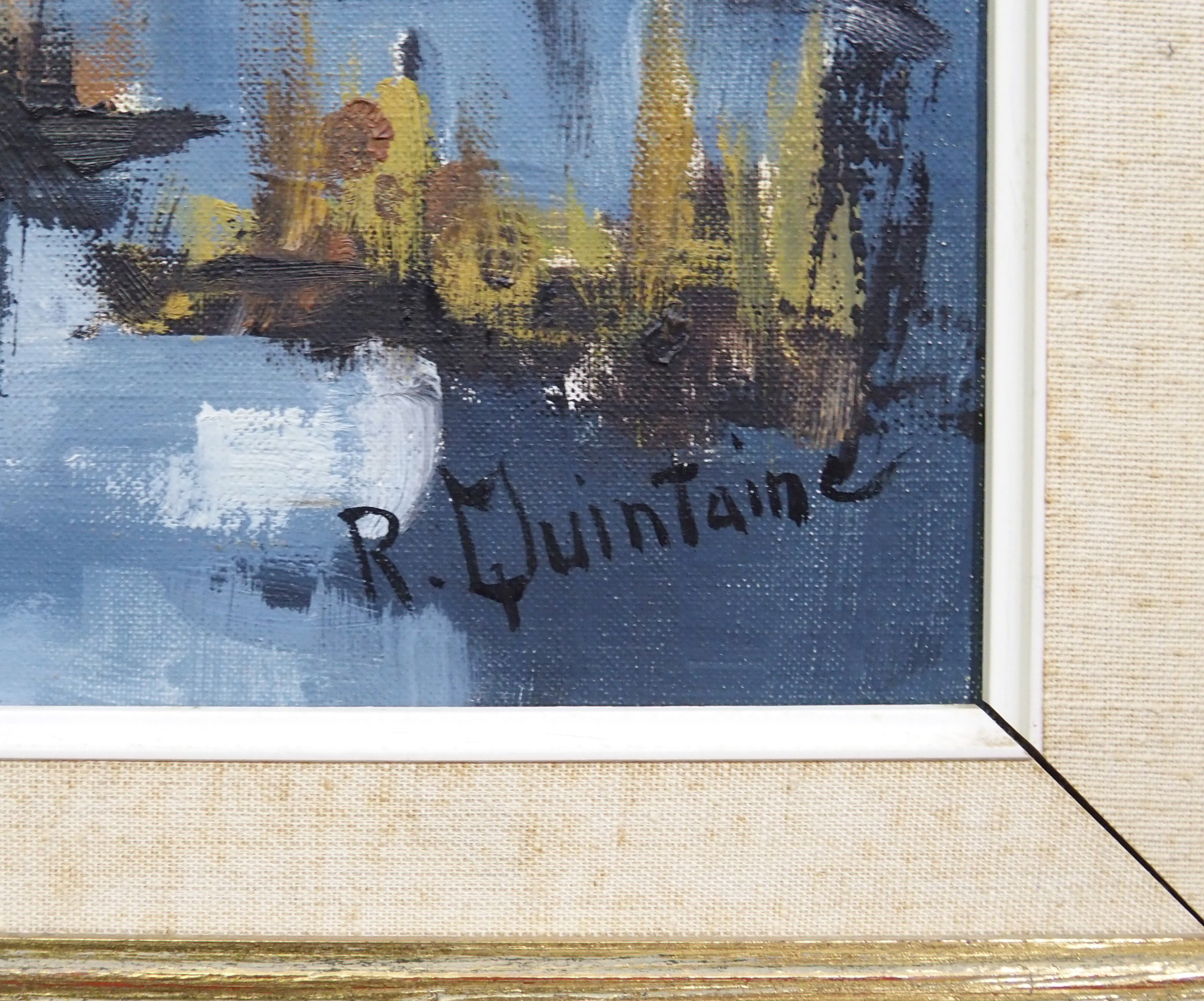 •ROGER QUINTAINE (French 1921 - 2005) LA CAMARGUE Oil on canvas, signed ...