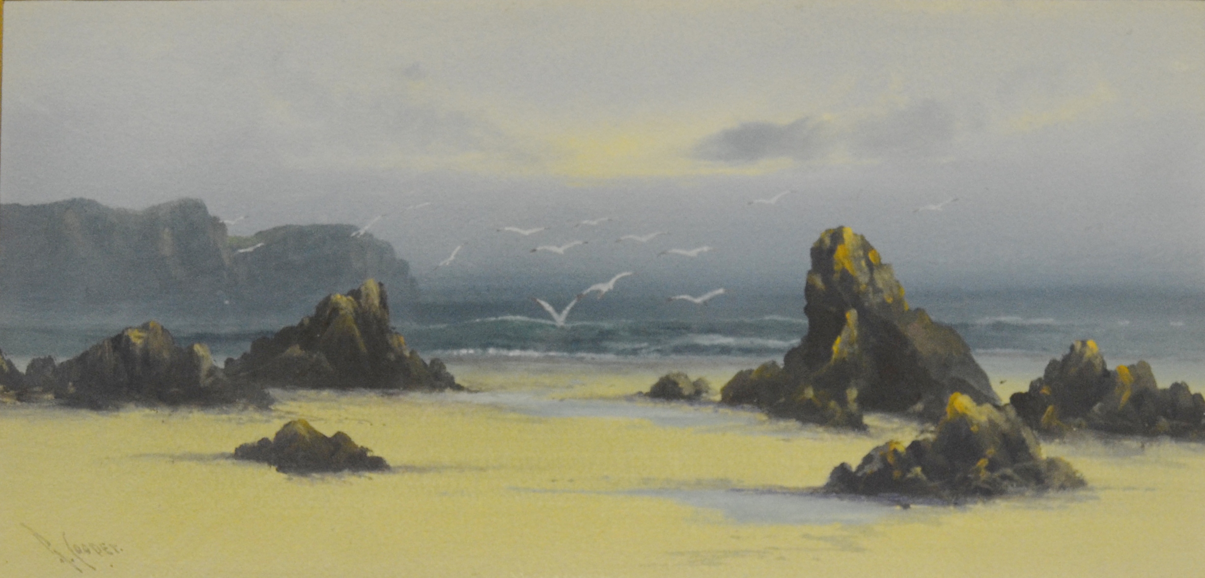 R. CooperSeascape,watercolour, signed, framed