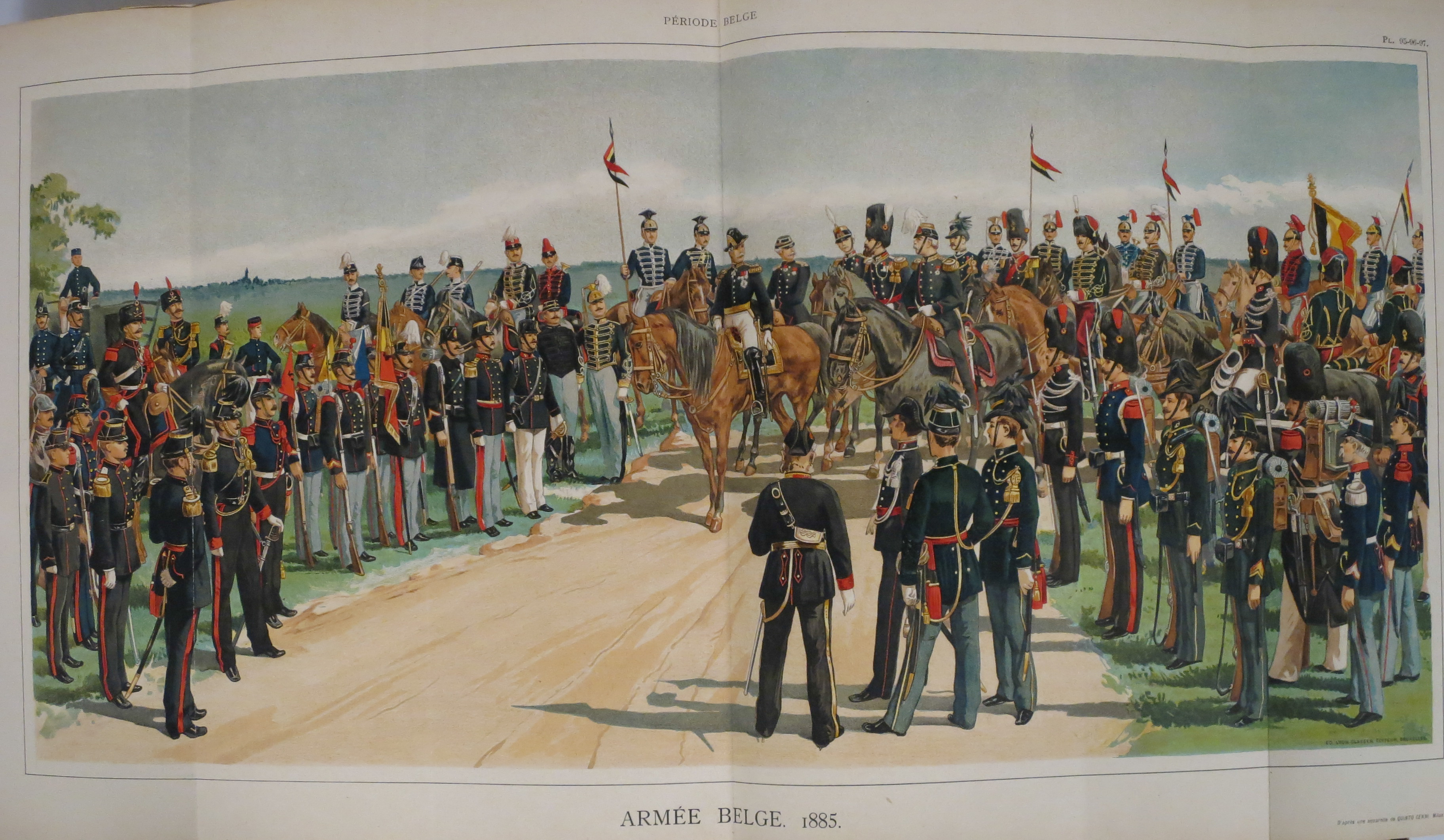 (Militaria) - ROUEN, Colonel.- L' armée belge. Exposé historique de son ...