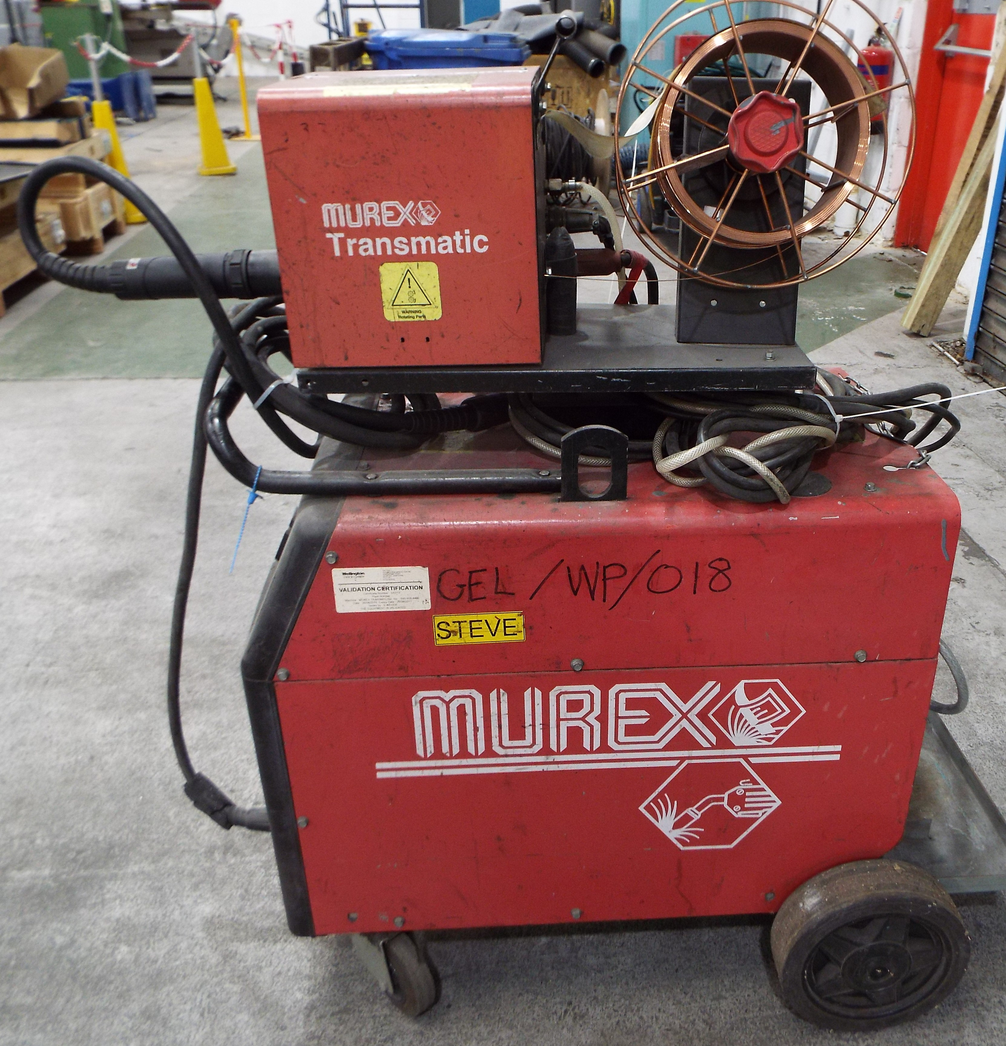 Used Murex Transmig Weld Set complete with a Murex Transmatic 2 x 2 ...