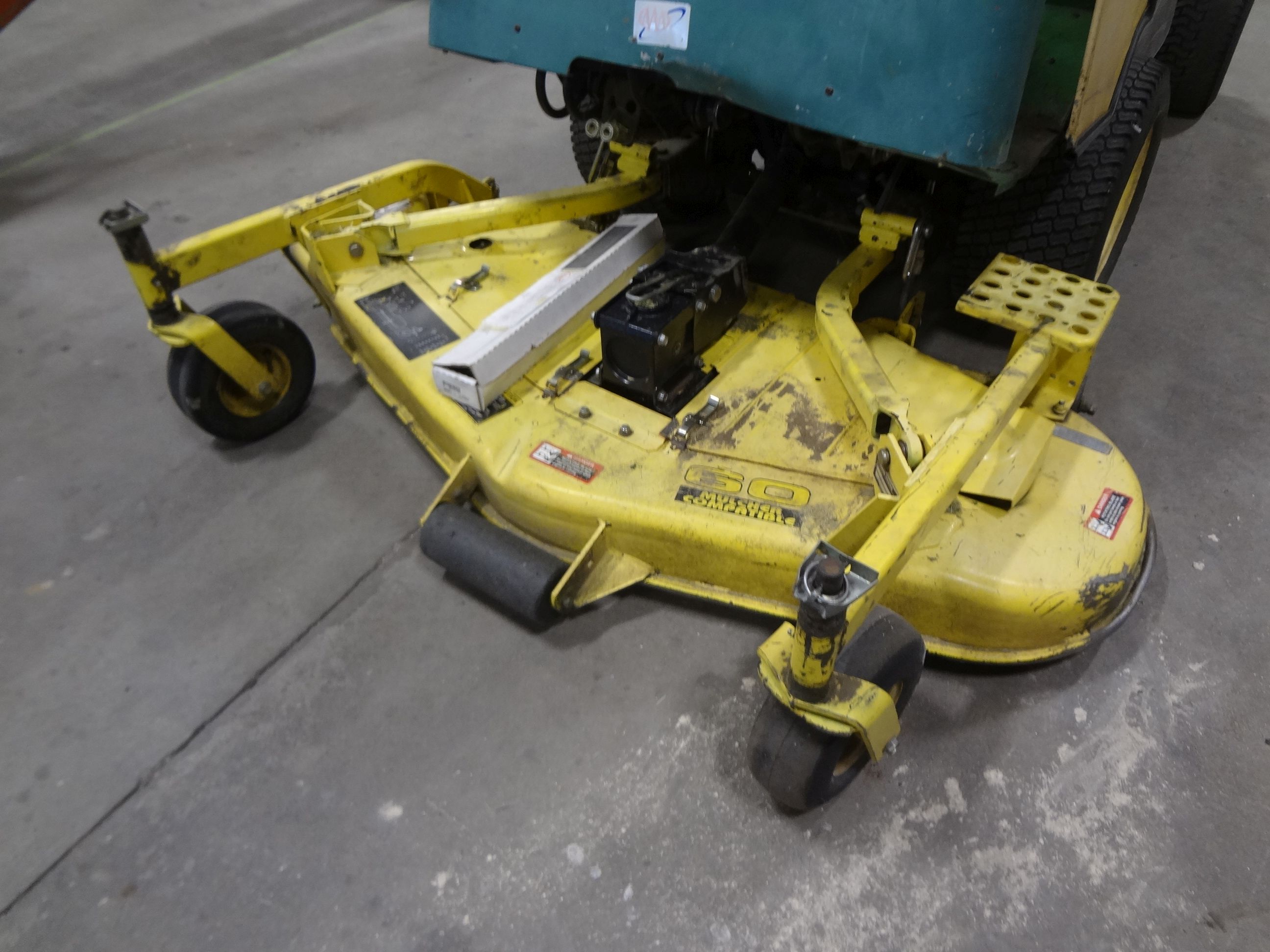 JOHN DEERE MODEL F1145 MULTI-PURPOSE ENCLOSED TRACTOR, 60" FRONT MOUNT ...