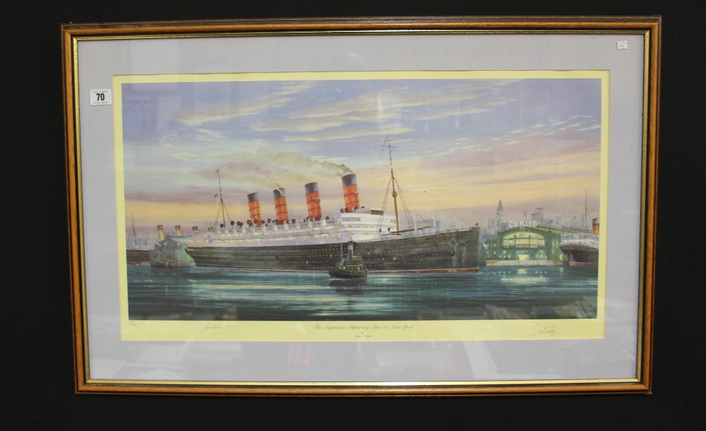 MARITIME PRINTS: Simon Fisher print "The Last Sighting" framed and ...