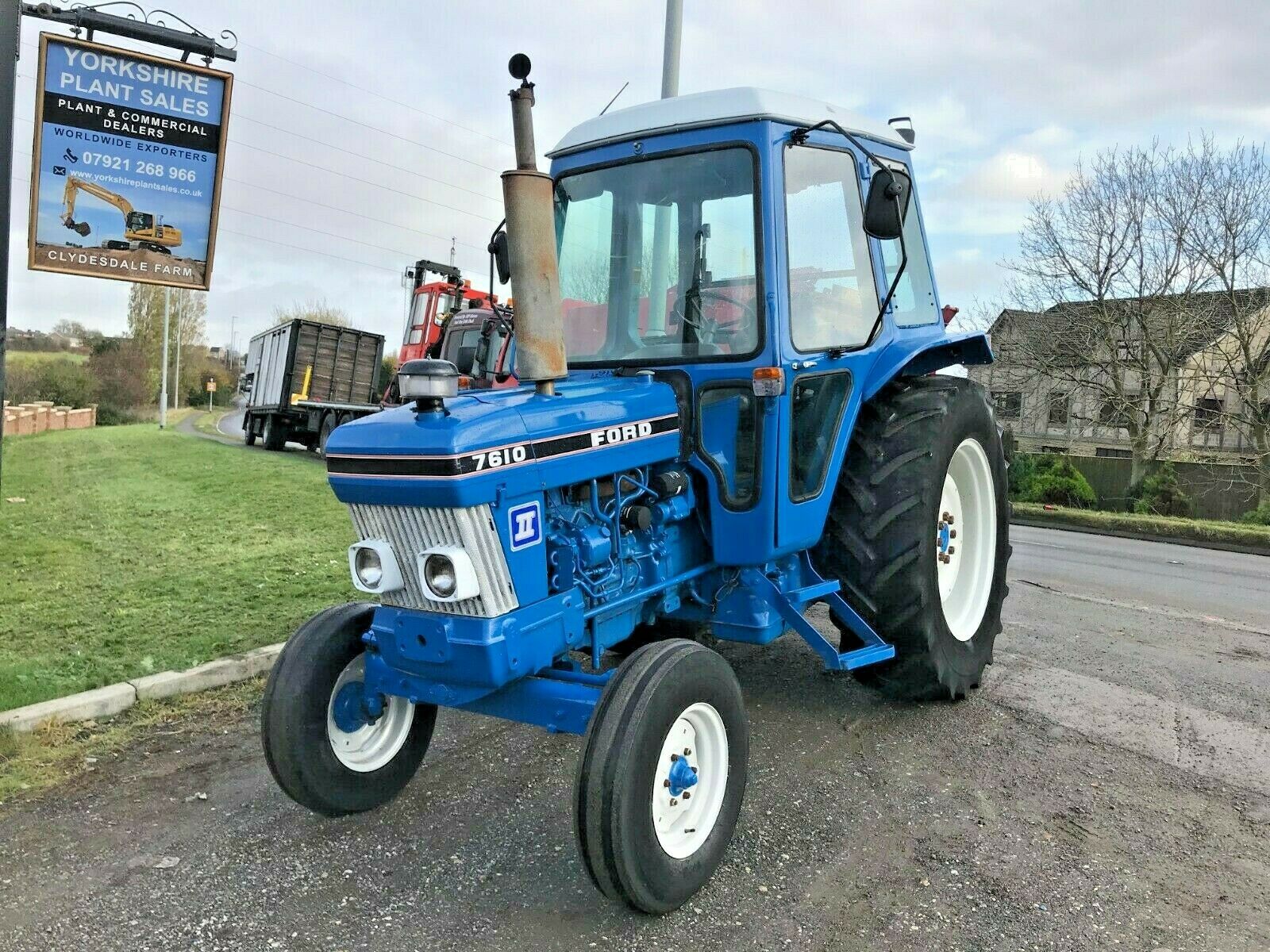 Ford 7610 Tractor. 2 wheel drive. 4 cylinder turbo engine. 3 point ...