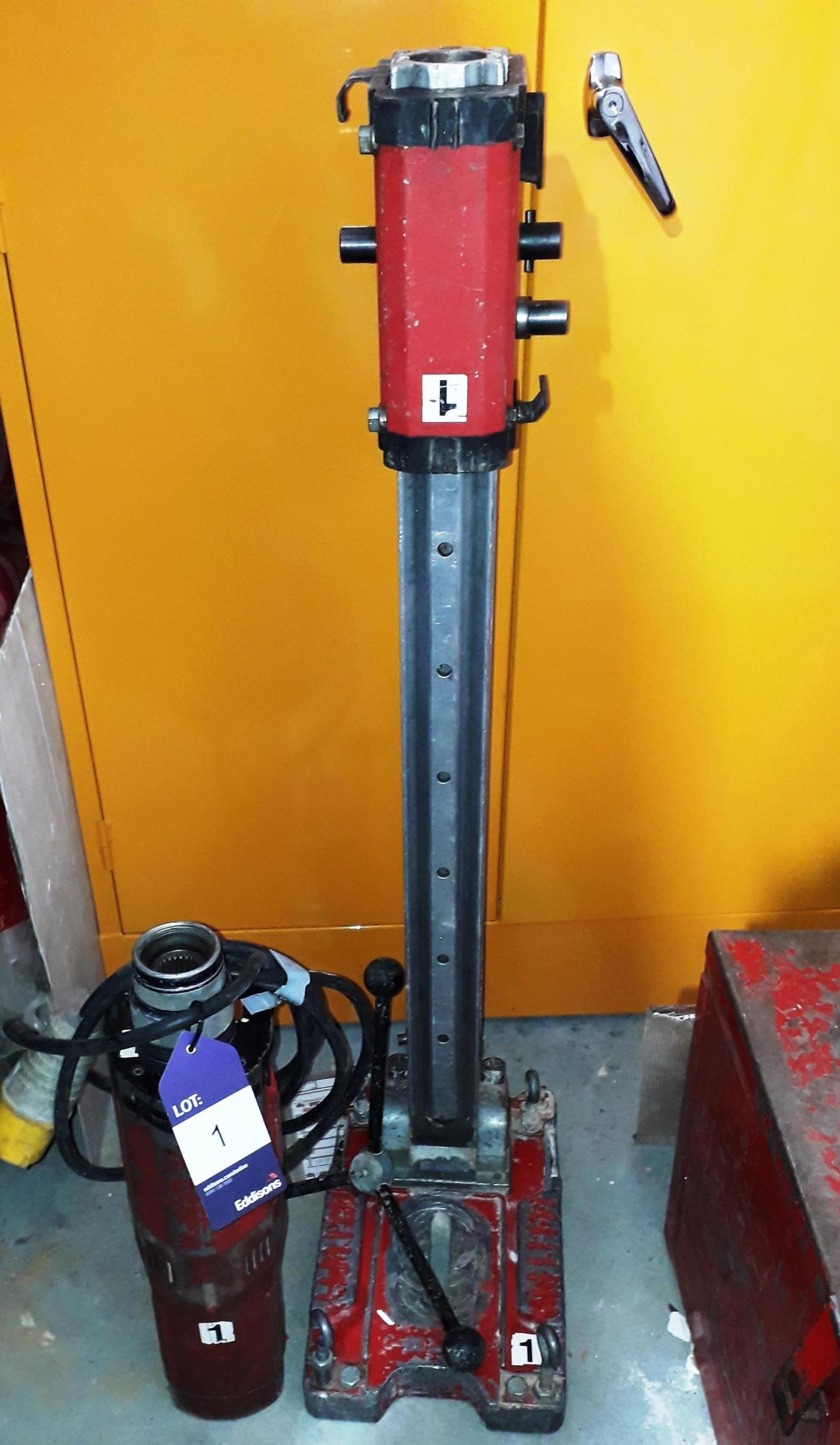 Hilti DD-160E Diamond Coring Drill with Hilti DD-R100S Diamond Core Rig ...