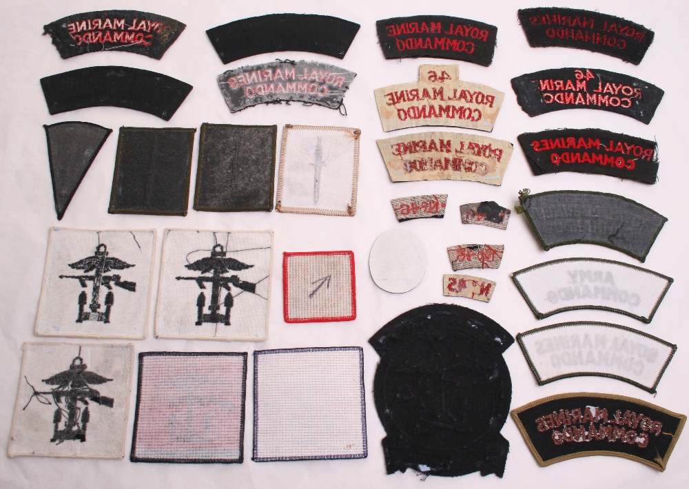 Selection of Royal Marines Commando Insignia, consisting of 2x ROYAL ...