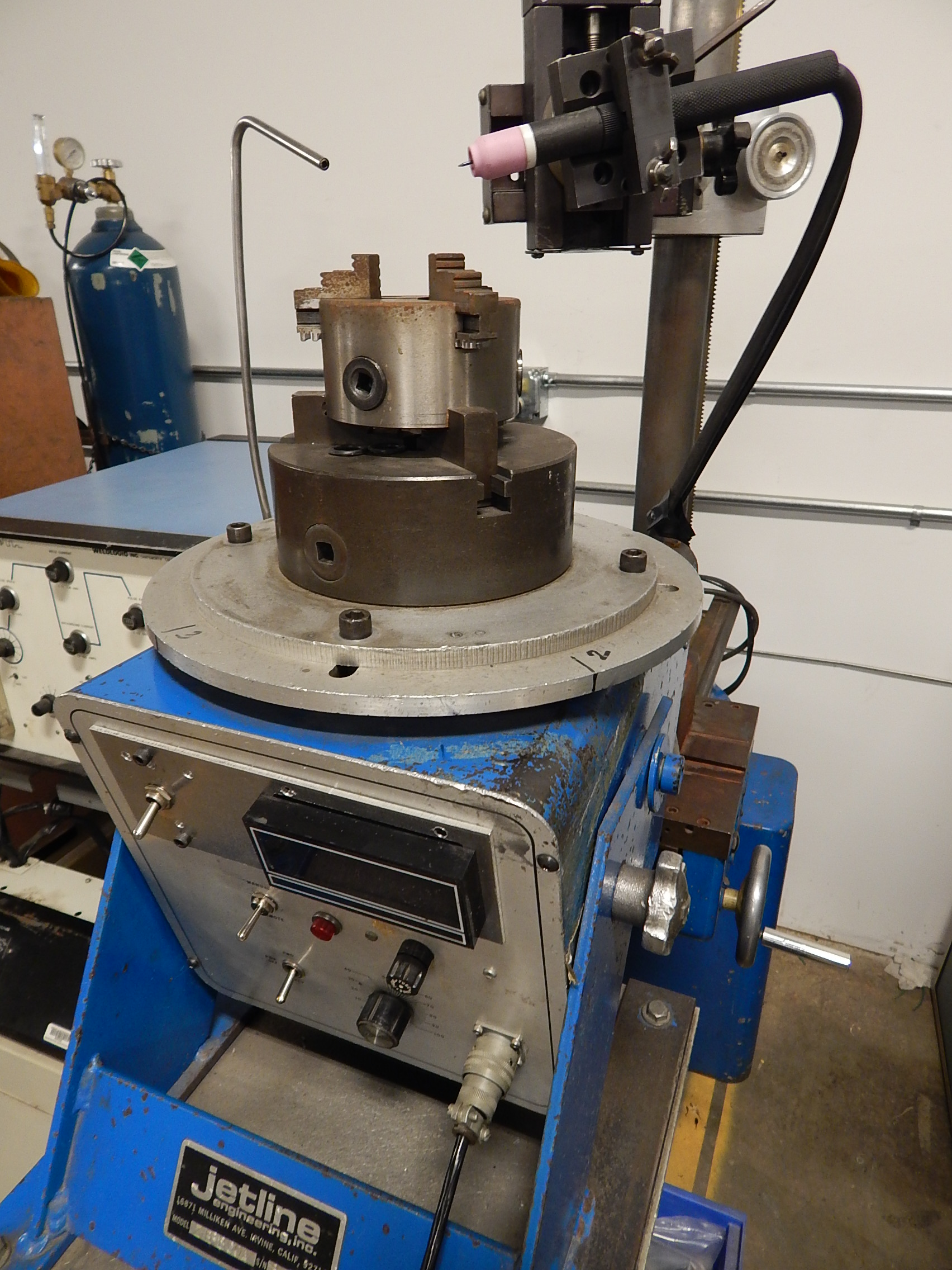 Circumference Welding Cell with Jetline ZB-200A Welding Positioner and ...