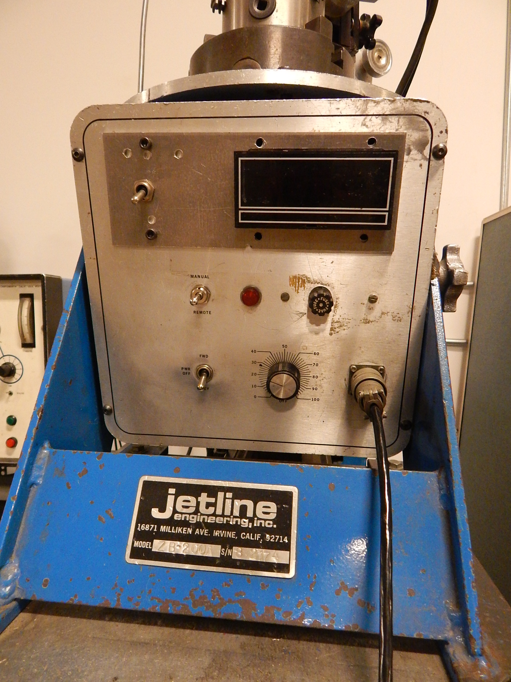 Circumference Welding Cell with Jetline ZB-200A Welding Positioner and ...