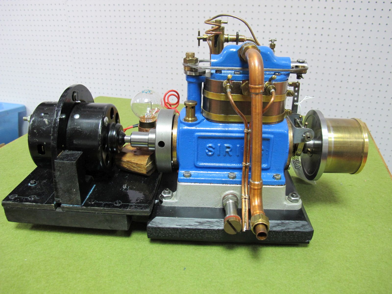 A Live Steam Driven Stuart Turner Sirius Twin Cylinder Marine Engine ...