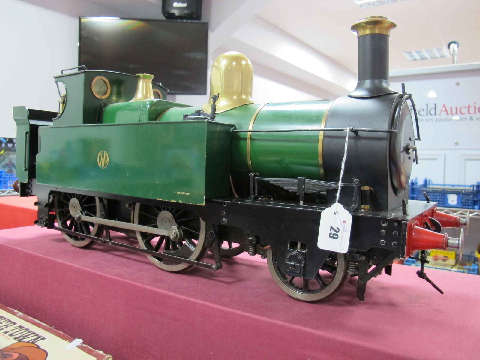 A 5 inch Gauge Live Steam Model of a GWR 2-4-0 Class 455 Metropolitan ...
