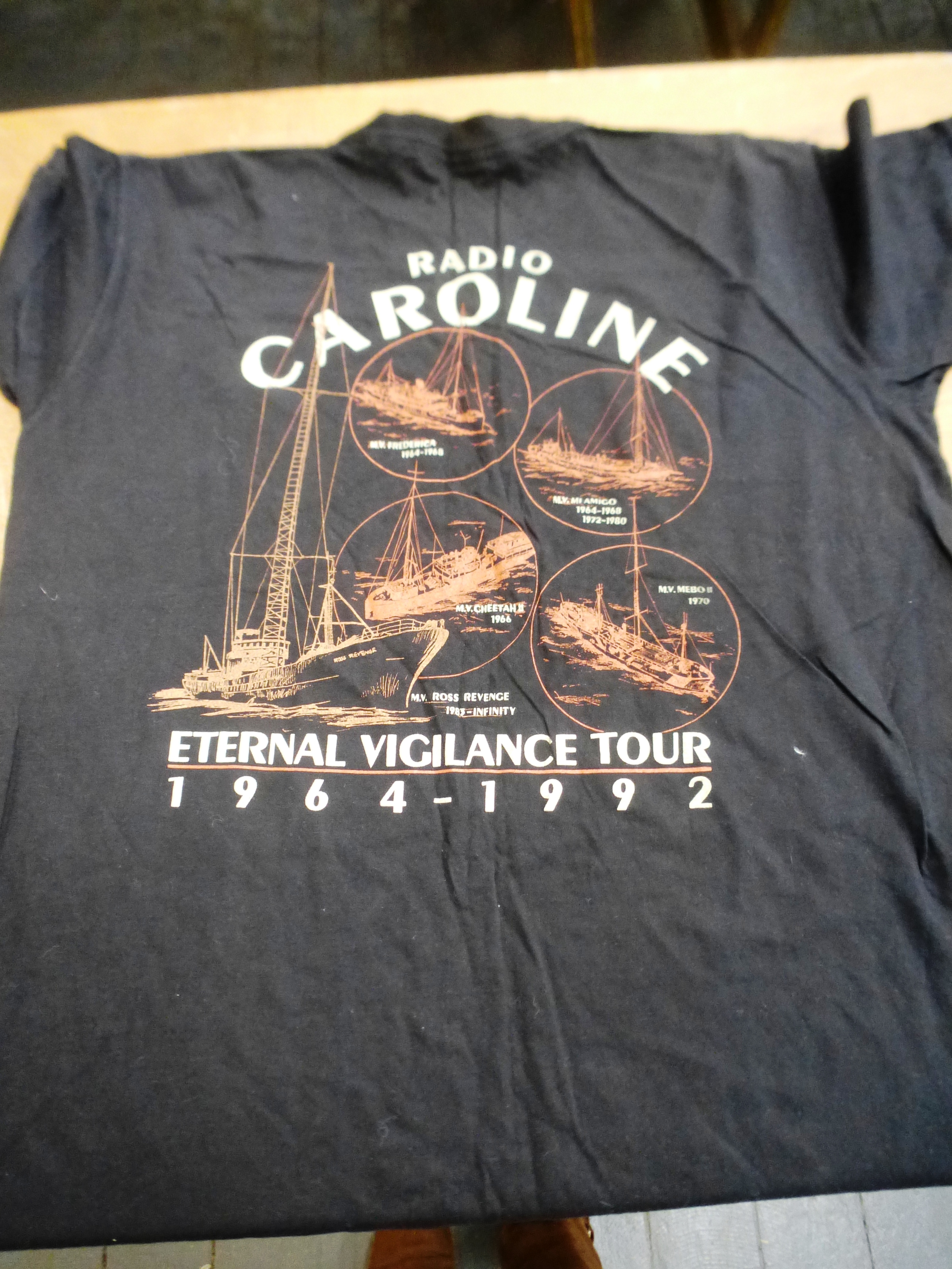 6 ASSORTED RADIO CAROLINE SHIRTS