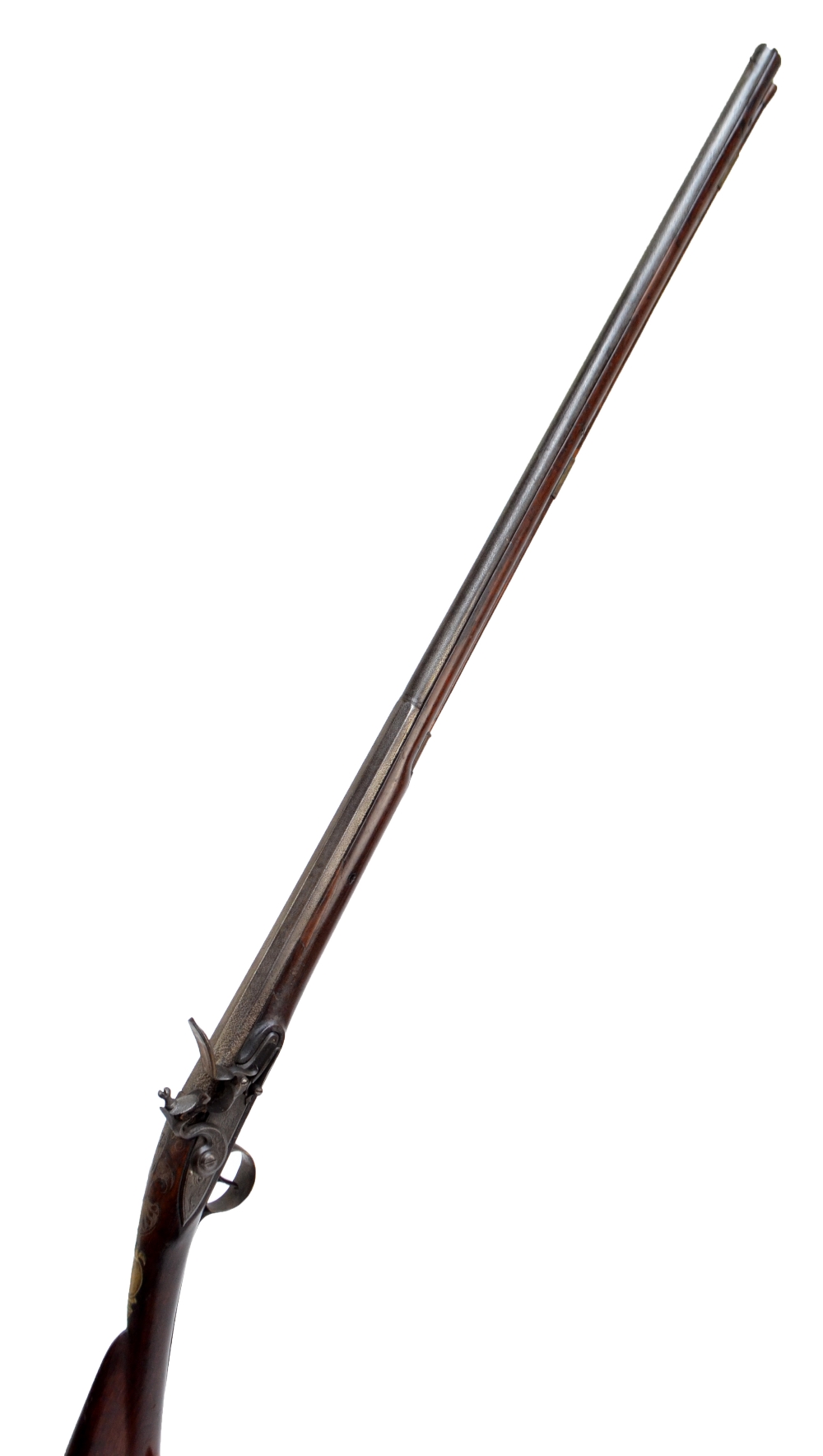 An Archer flintlock hunting musket with roller bearing frizzen and ...