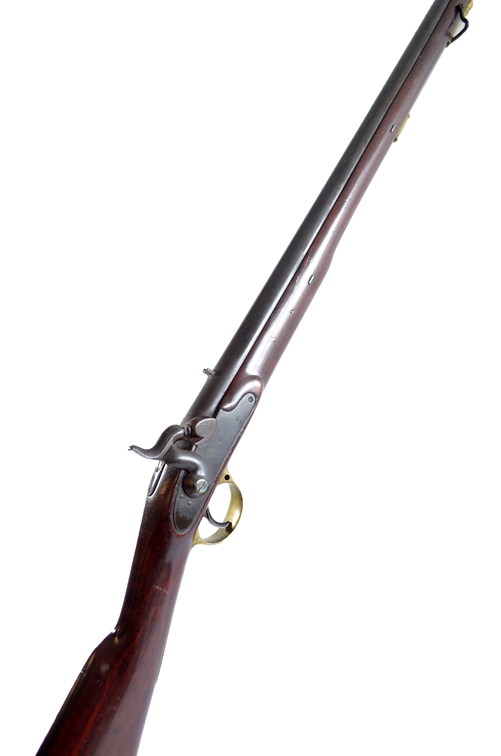 An 1842 Tower percussion cap musket, the lock stamped 'VR Tower 1842 ...