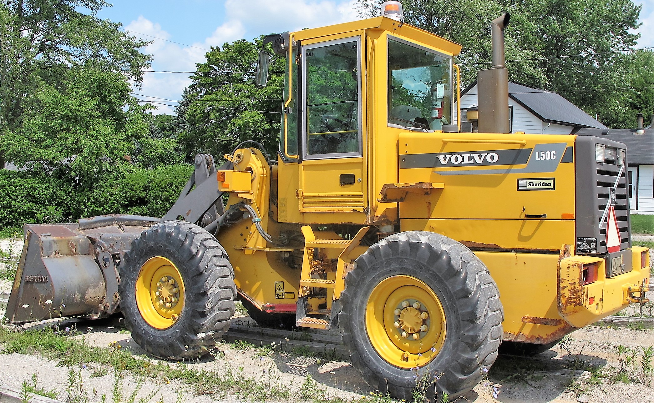 VOLVO L50C WHEEL LOADER W/APPROX 7,333 HRS, S/N L50CP11378