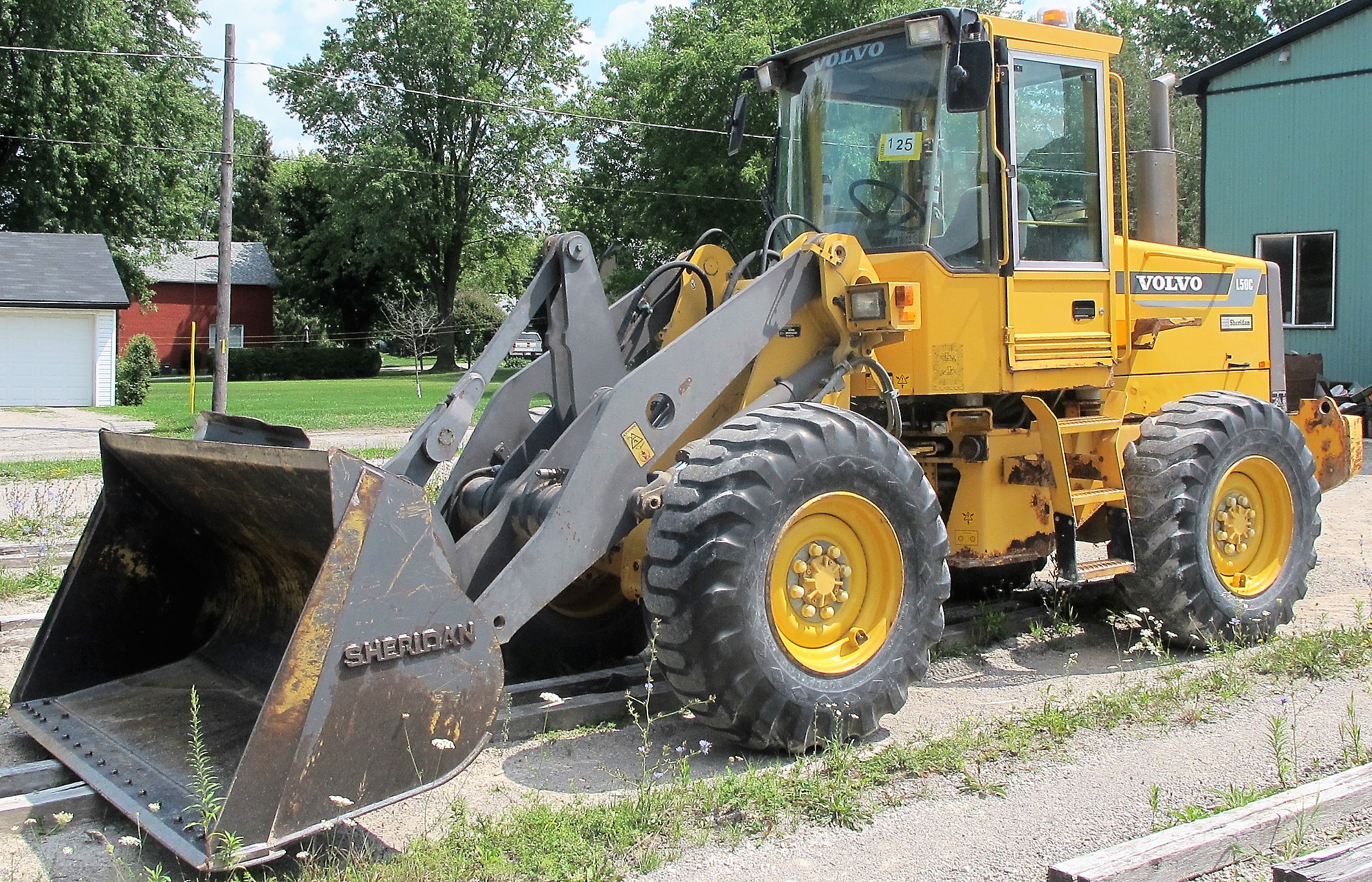 VOLVO L50C WHEEL LOADER W/APPROX 7,333 HRS, S/N L50CP11378