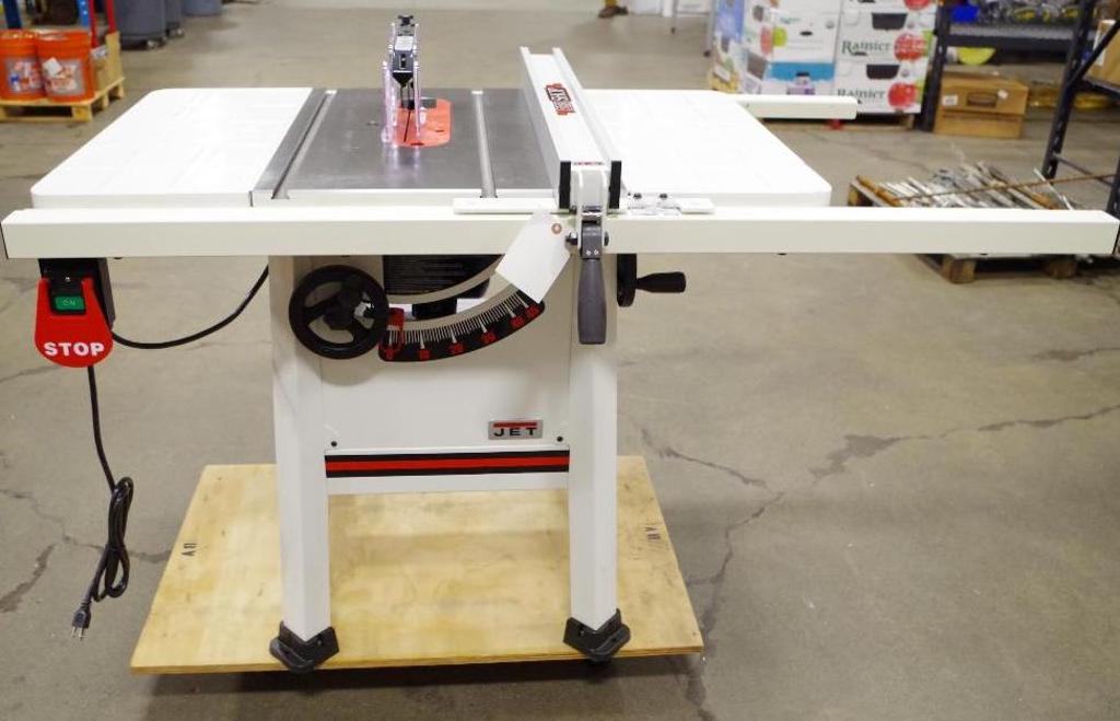 JET 10" Proshop Table Saw, 1-3/4HP, 1PH, 115V M/N JPS-10TS, Appears ...