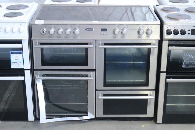 1 x LEISURE CUISINE MASTER 100 100CM PROFESSIONAL RANGE COOKER 6 BURNER ...