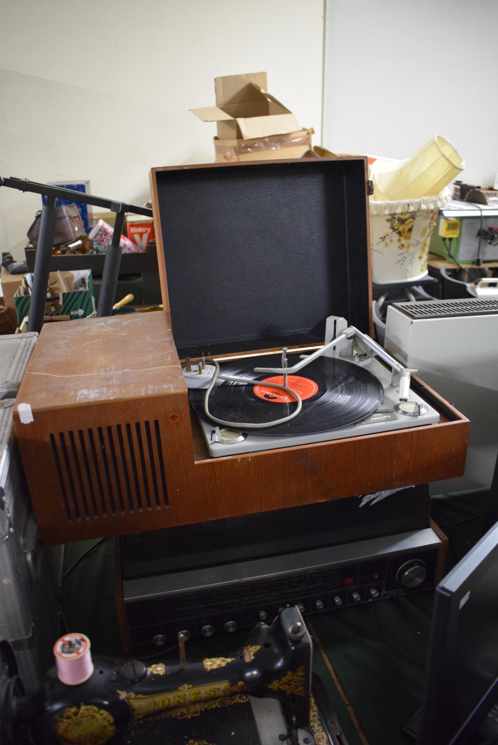 A Vintage Philips Record Player and a GEC Stereo Radiogram