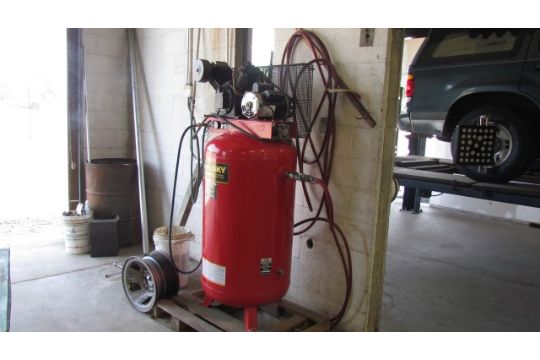 Husky Pro HS781004AJ Air Compressor, 80 Gal. Cast Iron Tank, 4 HP Motor ...