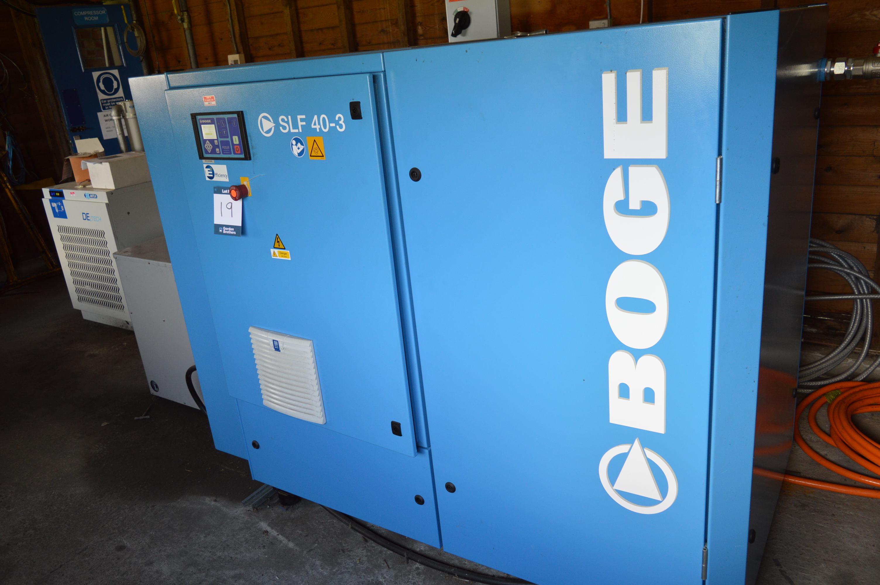 Boge, SLF 40-3, packaged air compressor, Serial No. 5093566 (2015 ...