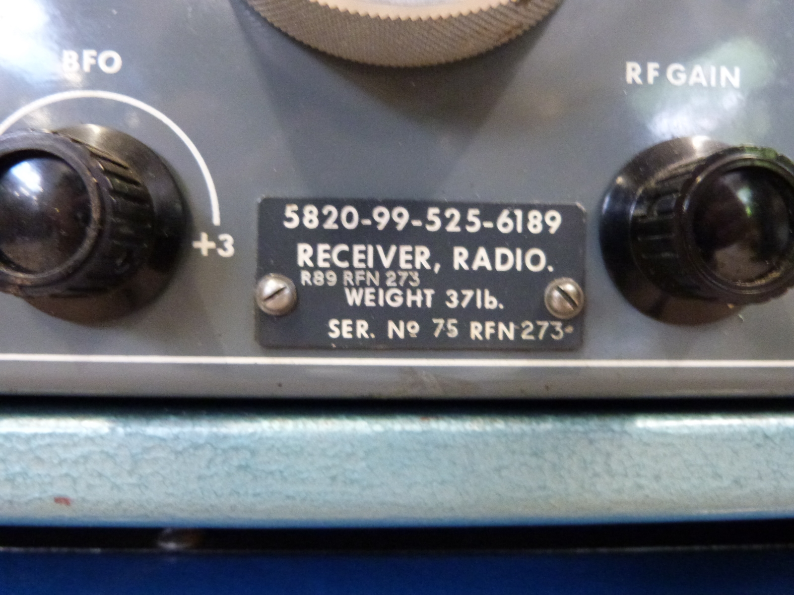 Two Redifon R551N radio receivers