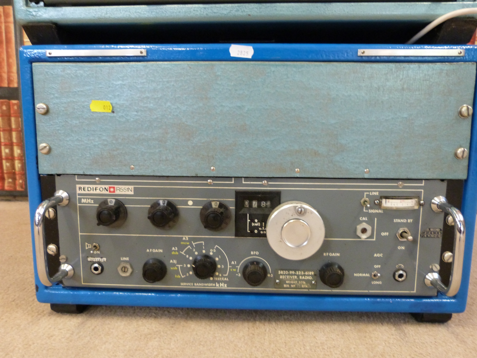 Two Redifon R551N radio receivers