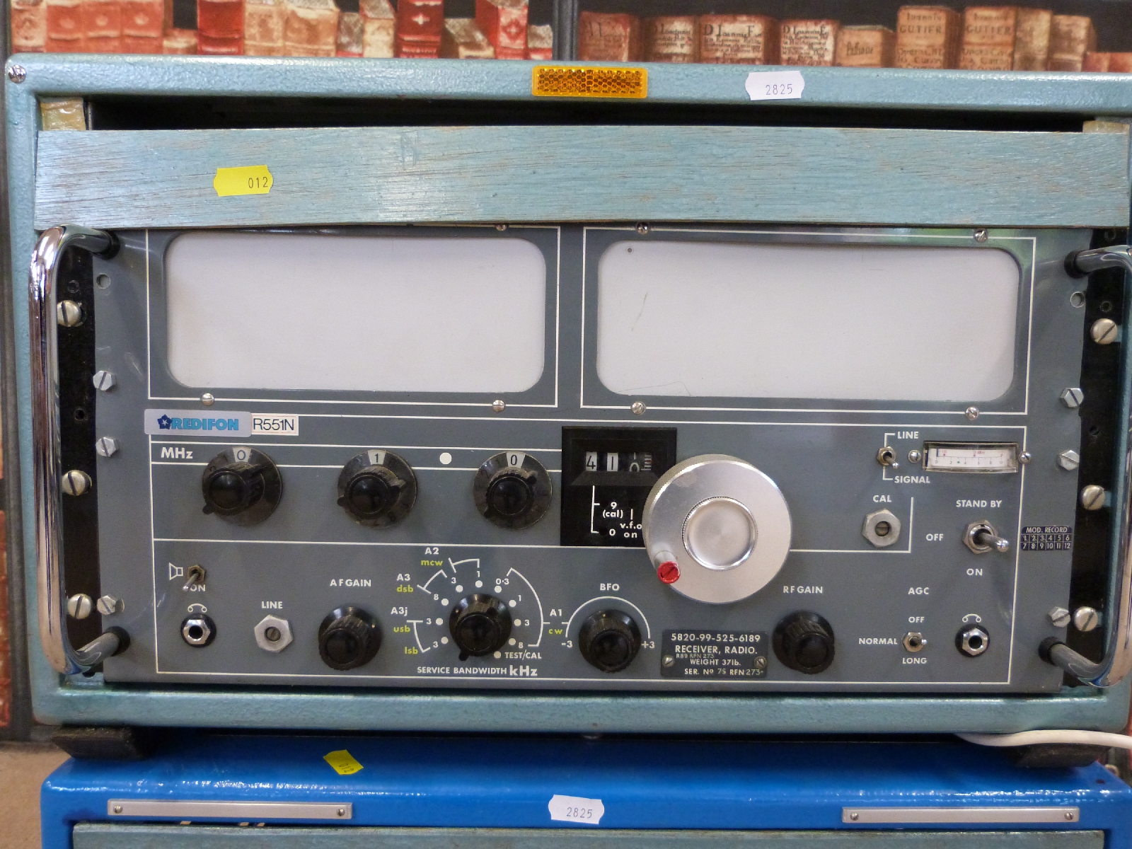 Two Redifon R551N radio receivers