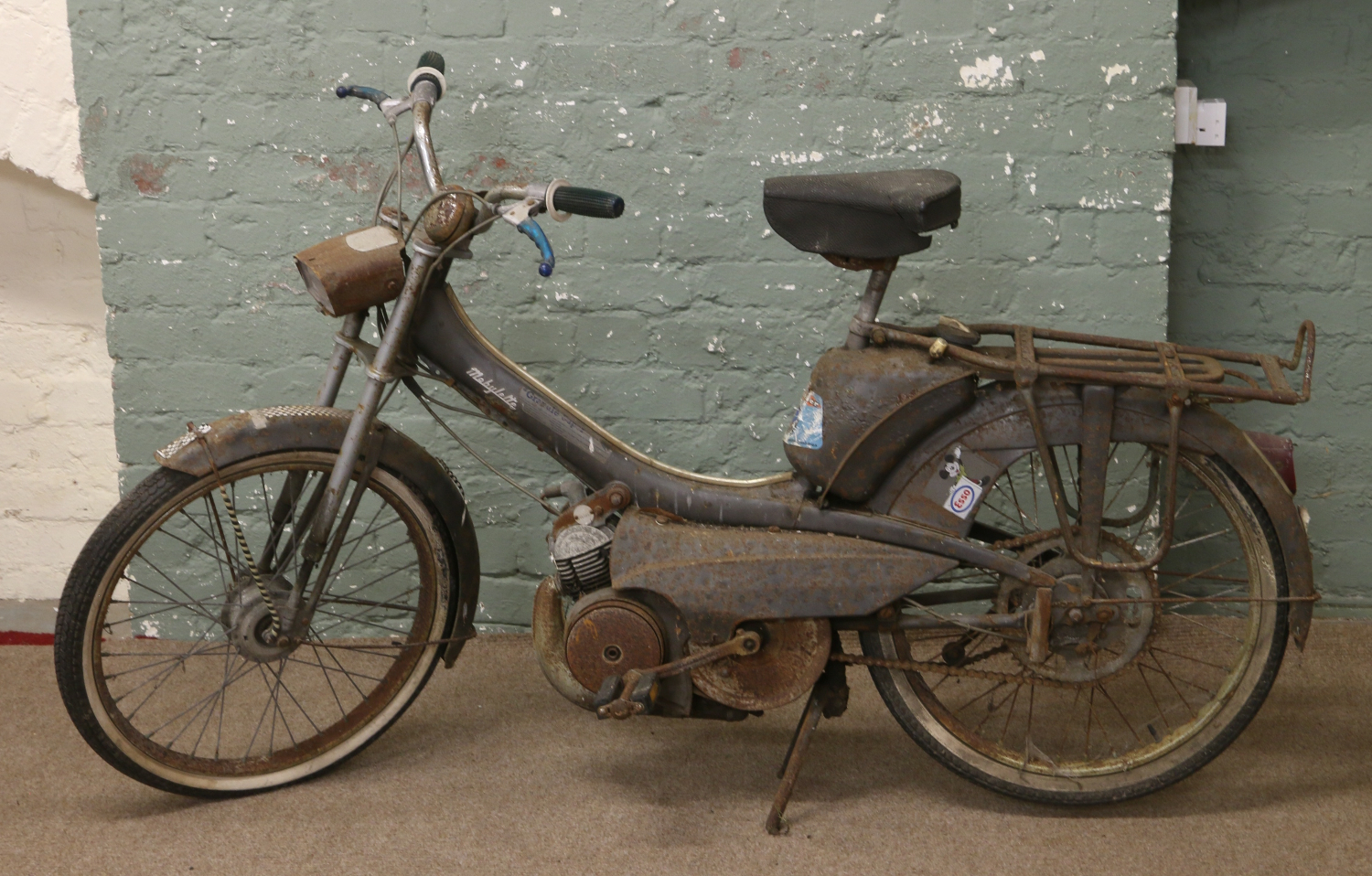 A vintage Mobylette 50cc mo-ped. Condition Report. To be used as a ...