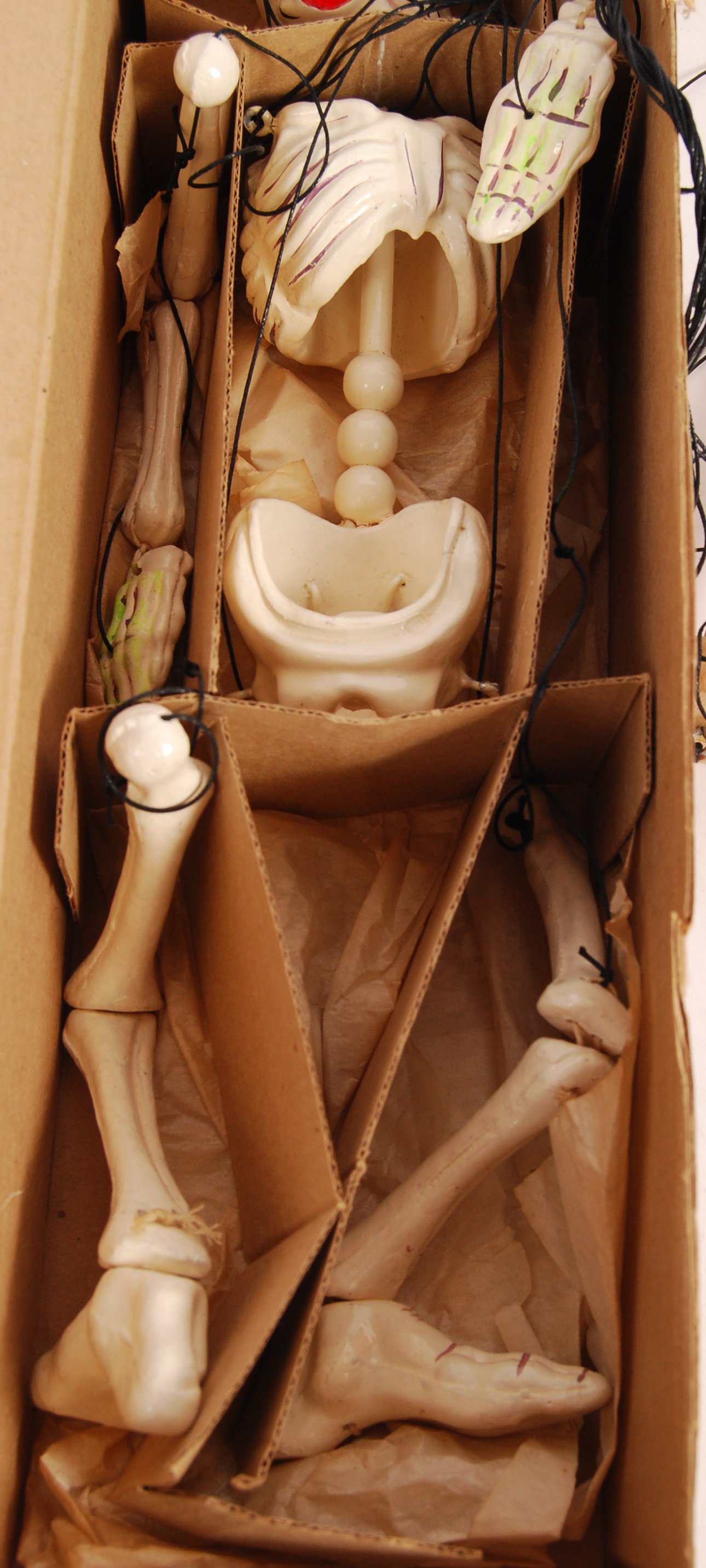 An original vintage Pelham Puppets made SL18 Skeleton puppet. Appears ...