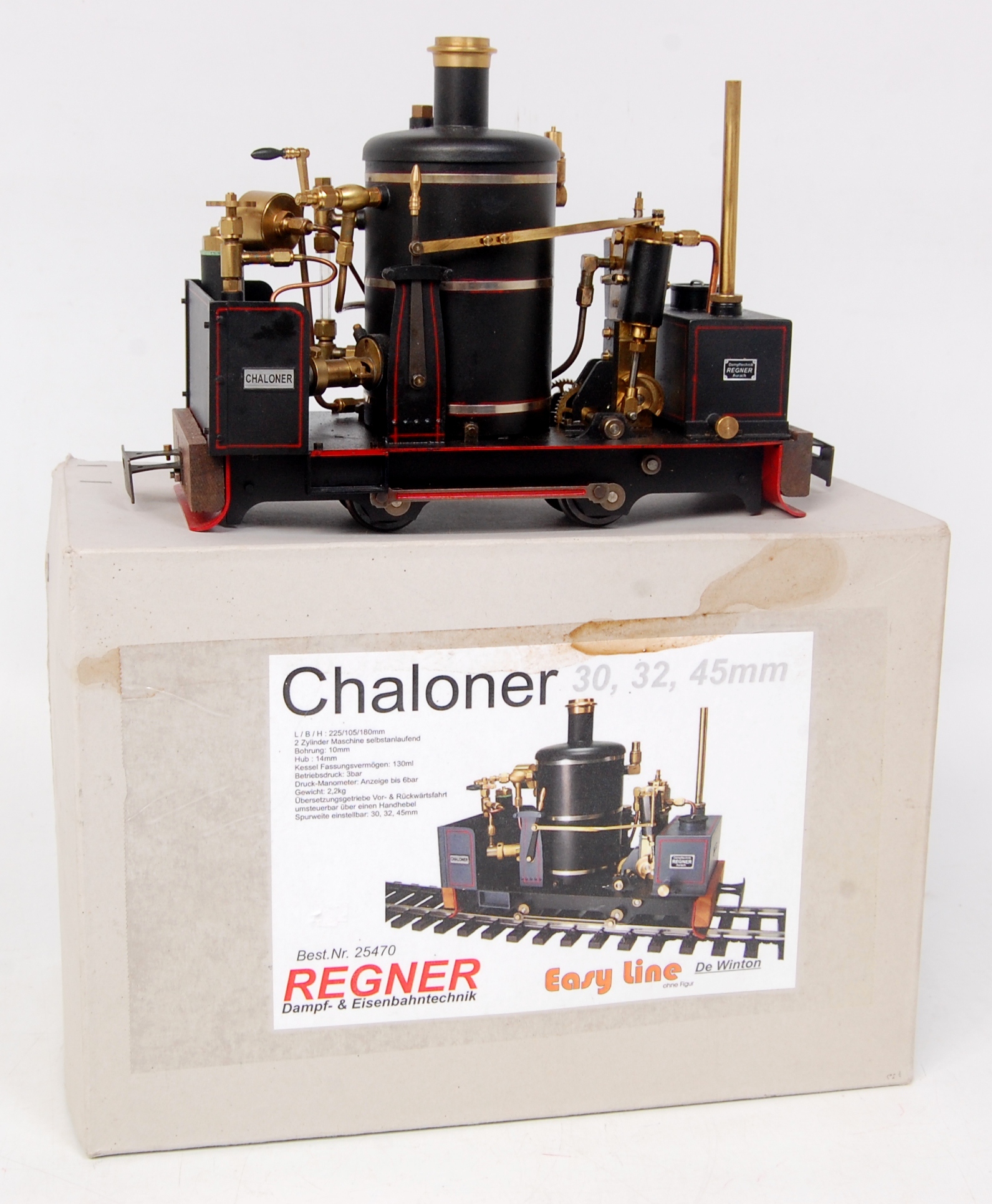 Regner Models De Winton Type 0-4-0 Locomotive, named "Chaloner ...