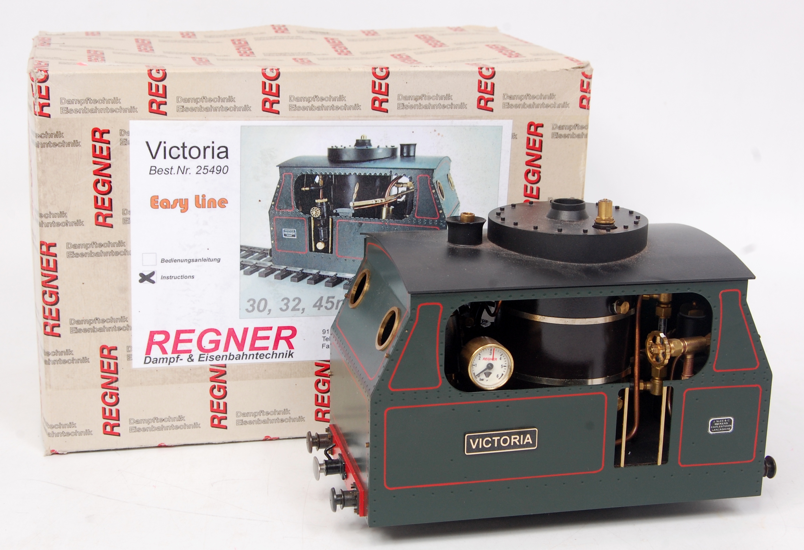 Regner Models 0-4-0 Plynlimon & Hafan "Victoria" Tram, gas fired ...