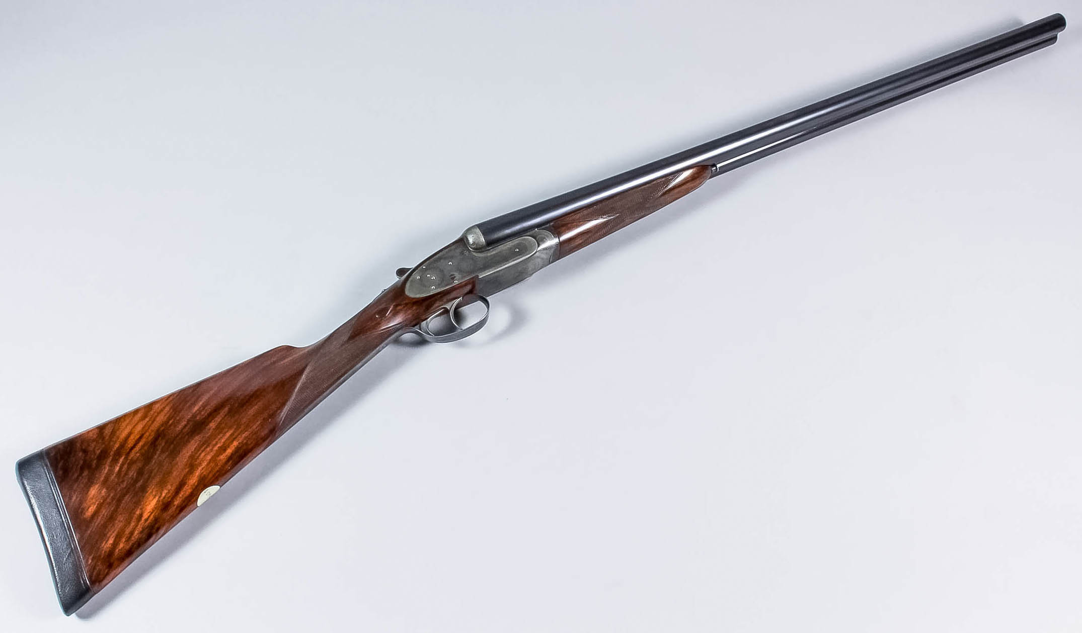 An immaculate 12 bore side by side shotgun by James Purdy of London ...