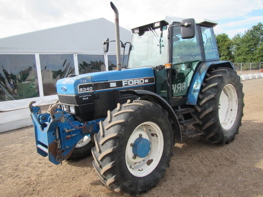 1994 Ford 8340 Powerstar SLE 4wd Tractor with Front Linkage & PTO Reg ...