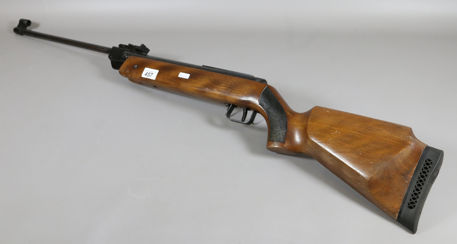 An original Super Model 35 break barrel .22 air rifle.