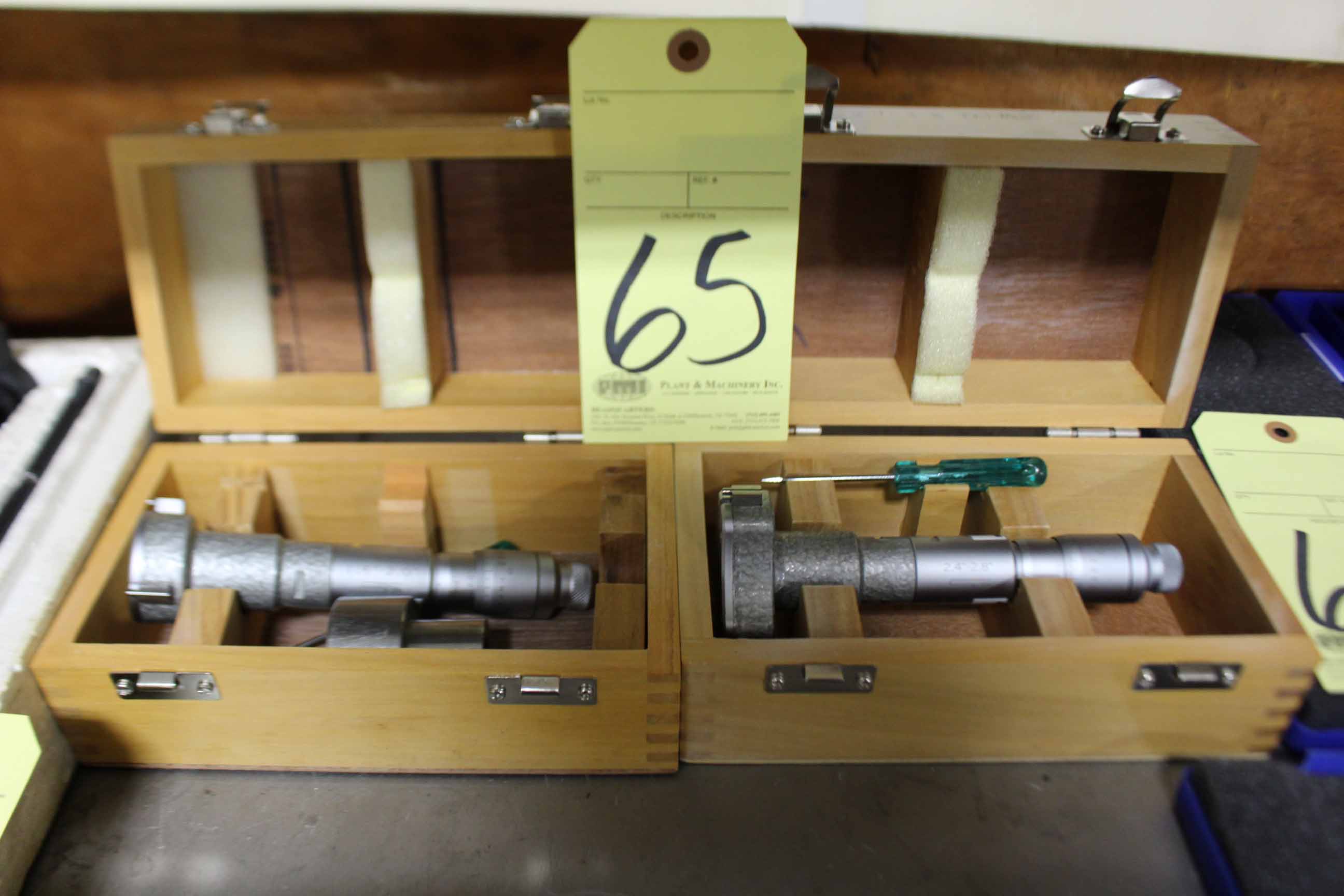 LOT OF TRI MICROMETERS