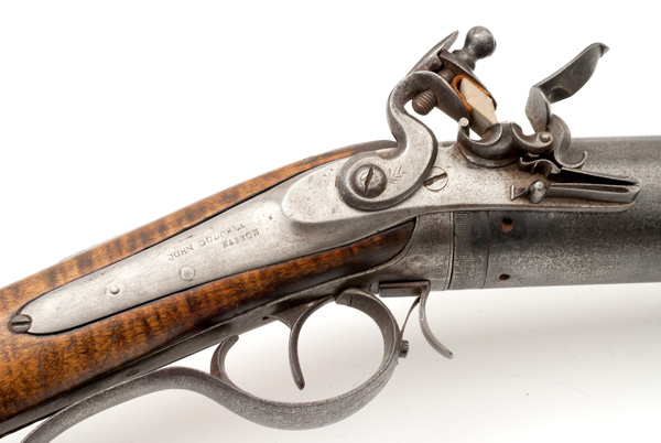 American Seven-Shot Flintlock Volley Gun .36 caliber, 18.5" round ...