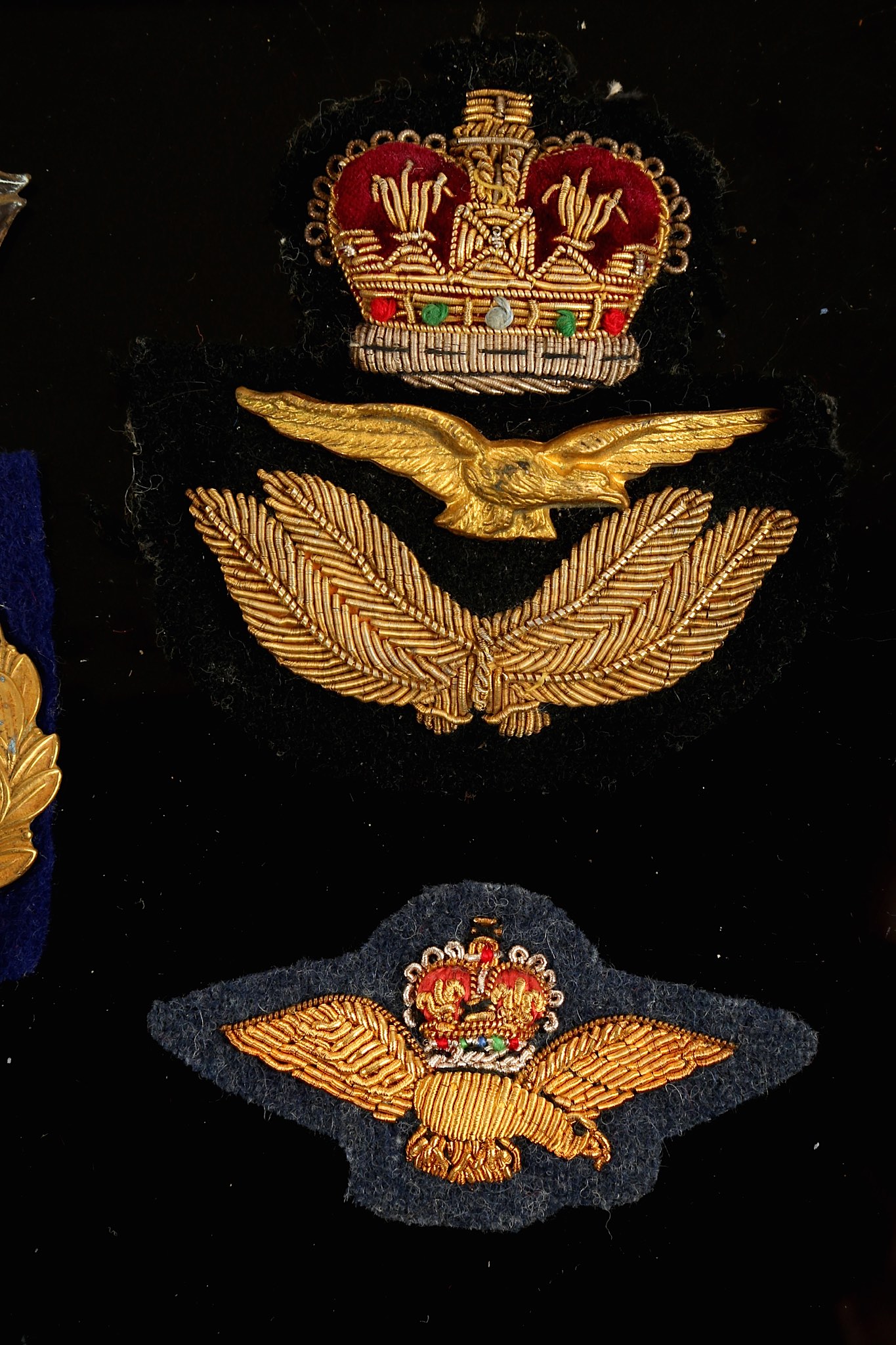 Royal Air Force badges, bullion, cloth trade badges, RAF PTI (Physical ...