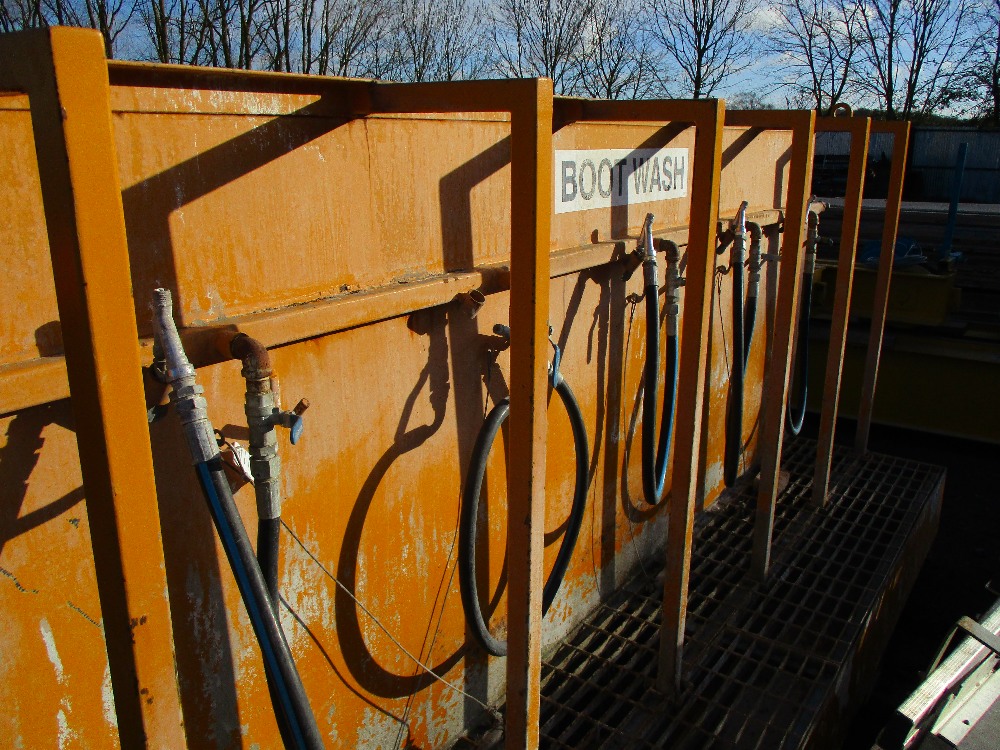 BOOT WASHING STATION