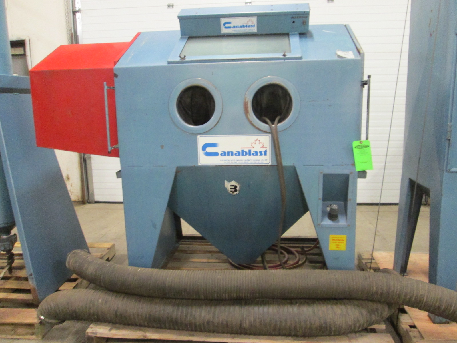 Canablast Sand blast unit model M-3648-P-DMC-100 - 3 piece set ...