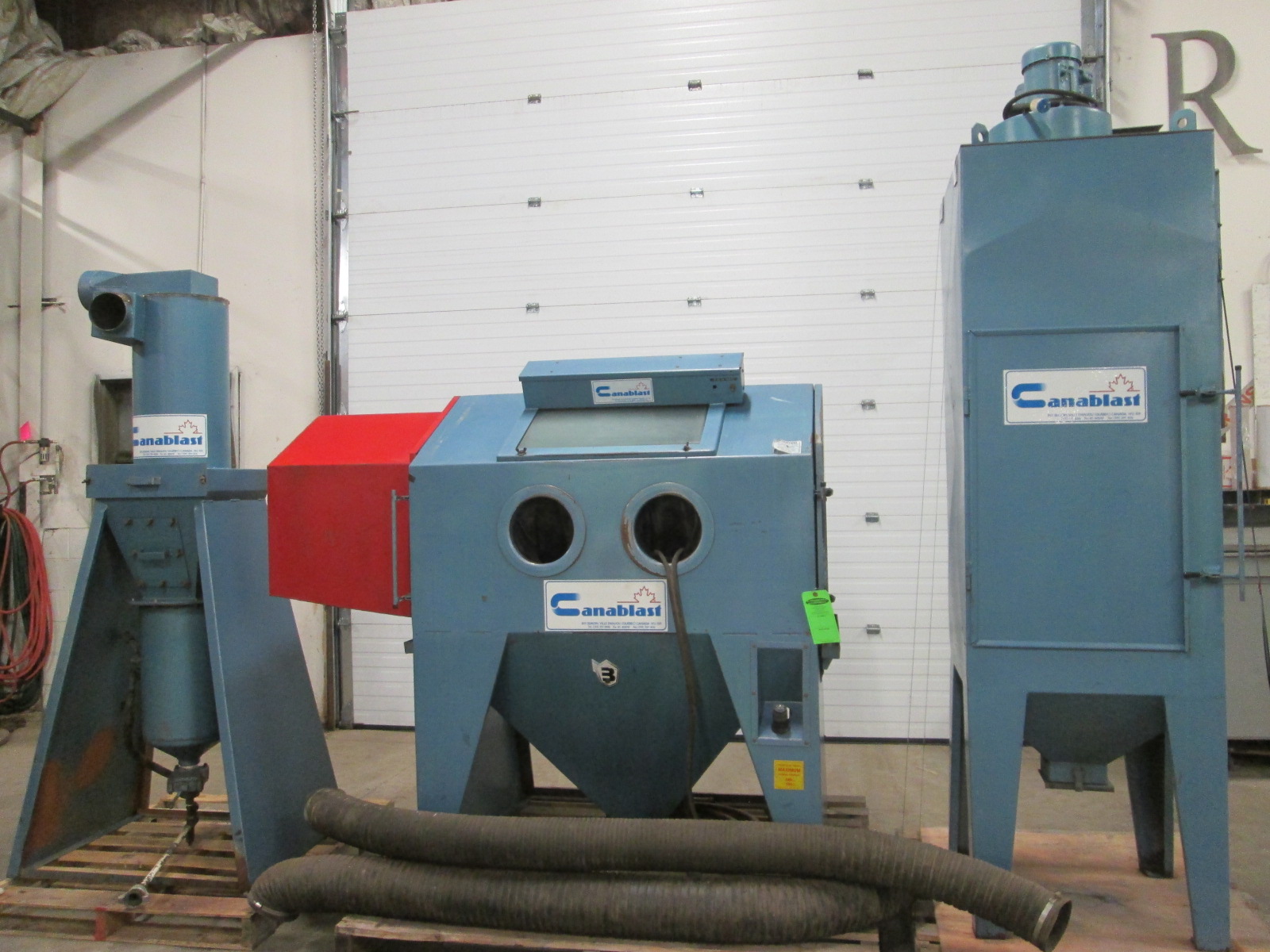 Canablast Sand blast unit model M-3648-P-DMC-100 - 3 piece set ...