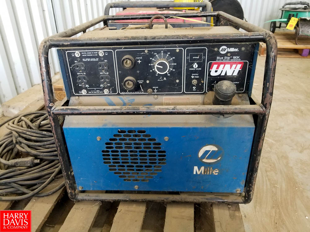 Miller AC DC Welder Generator Model Blue Star 180K - Rigging Fee: $50