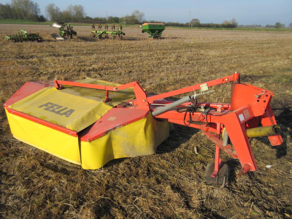 Fella KM187H mounted drum mower conditioner Serial No: 3787