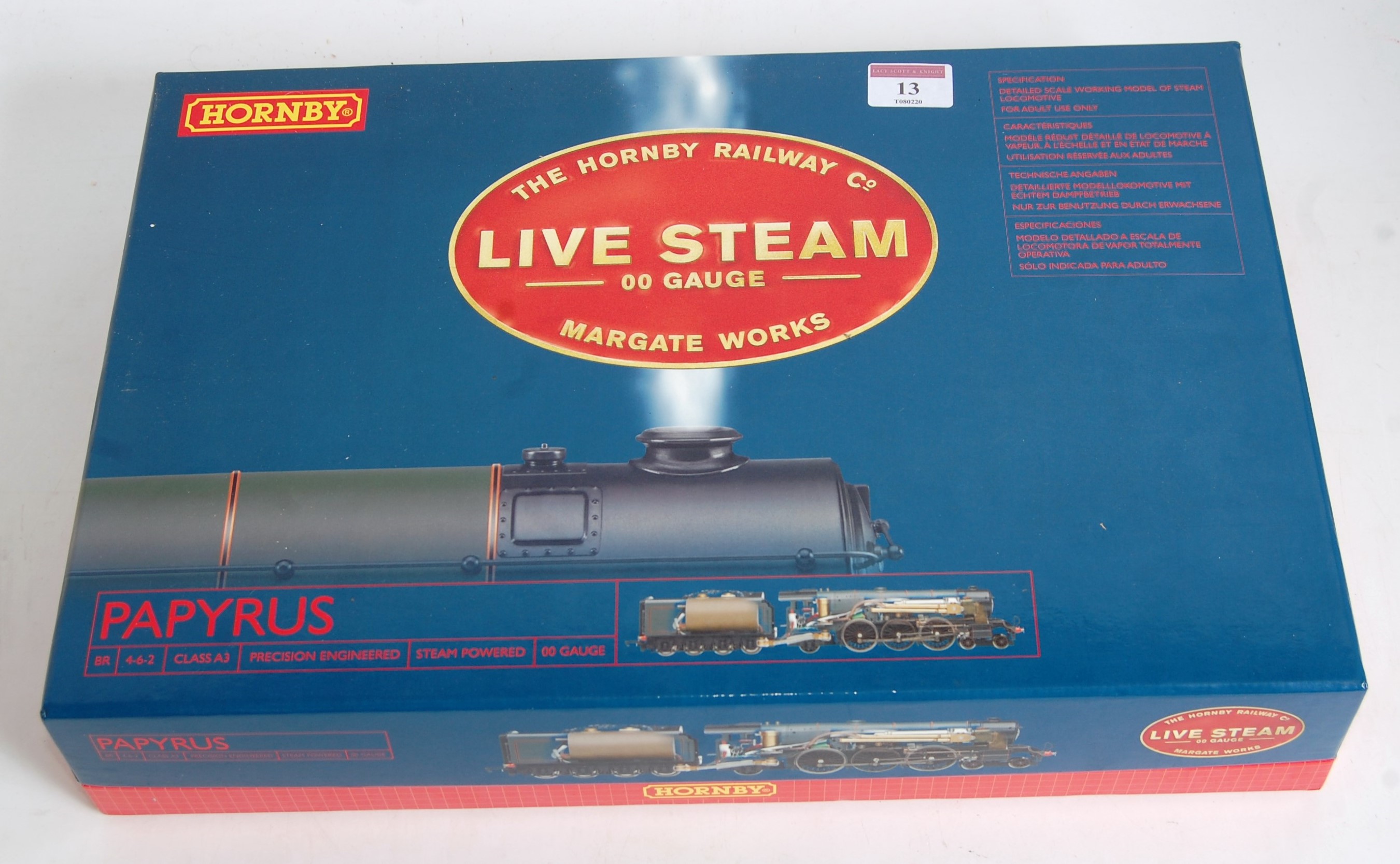 A rare Hornby R2492 green class A3 engine and tender "Papyrus" live ...