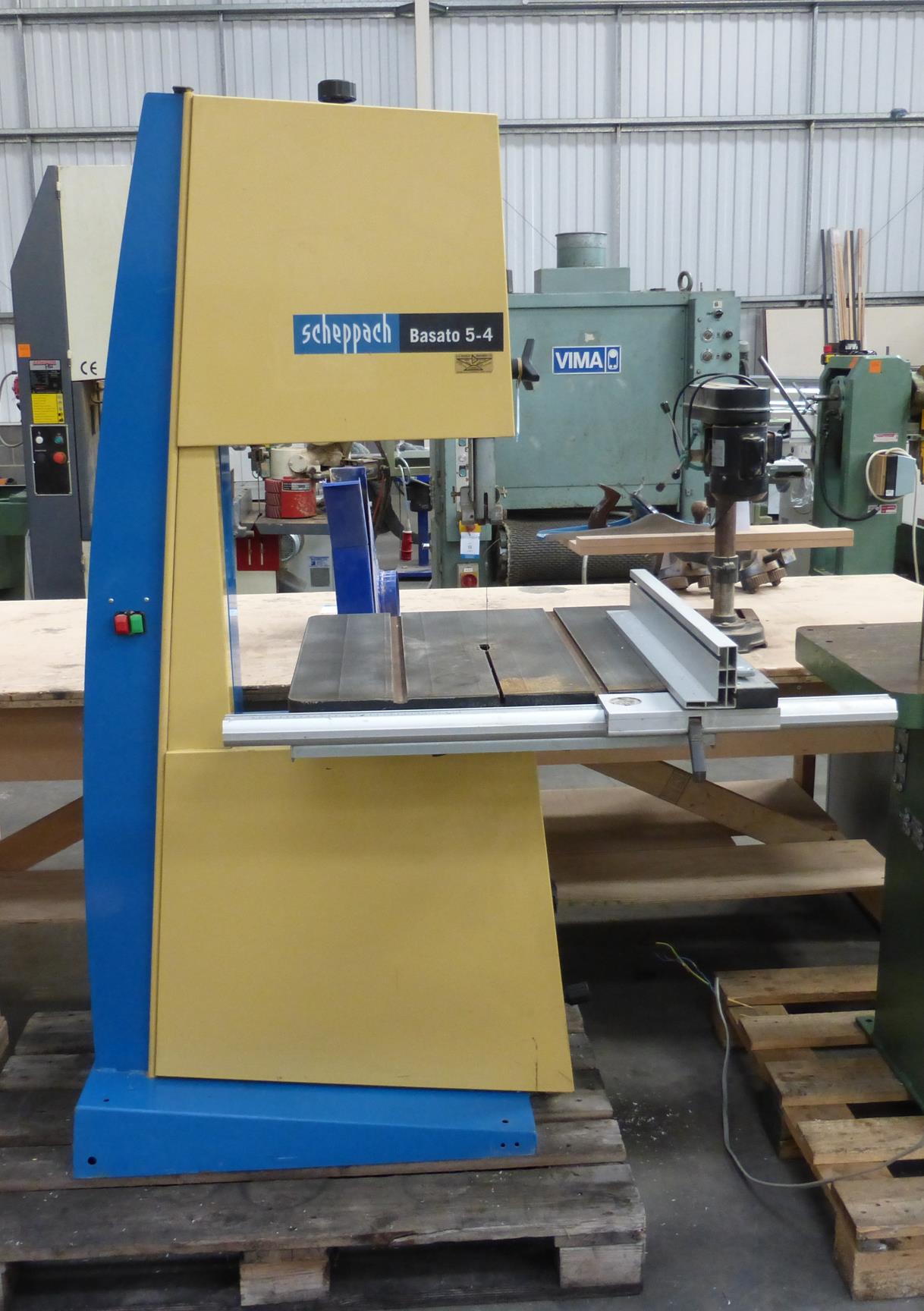 * Scheppach Basato 5-4, Bandsaw 240V, YOM 1999, to include 7 x Carbon ...