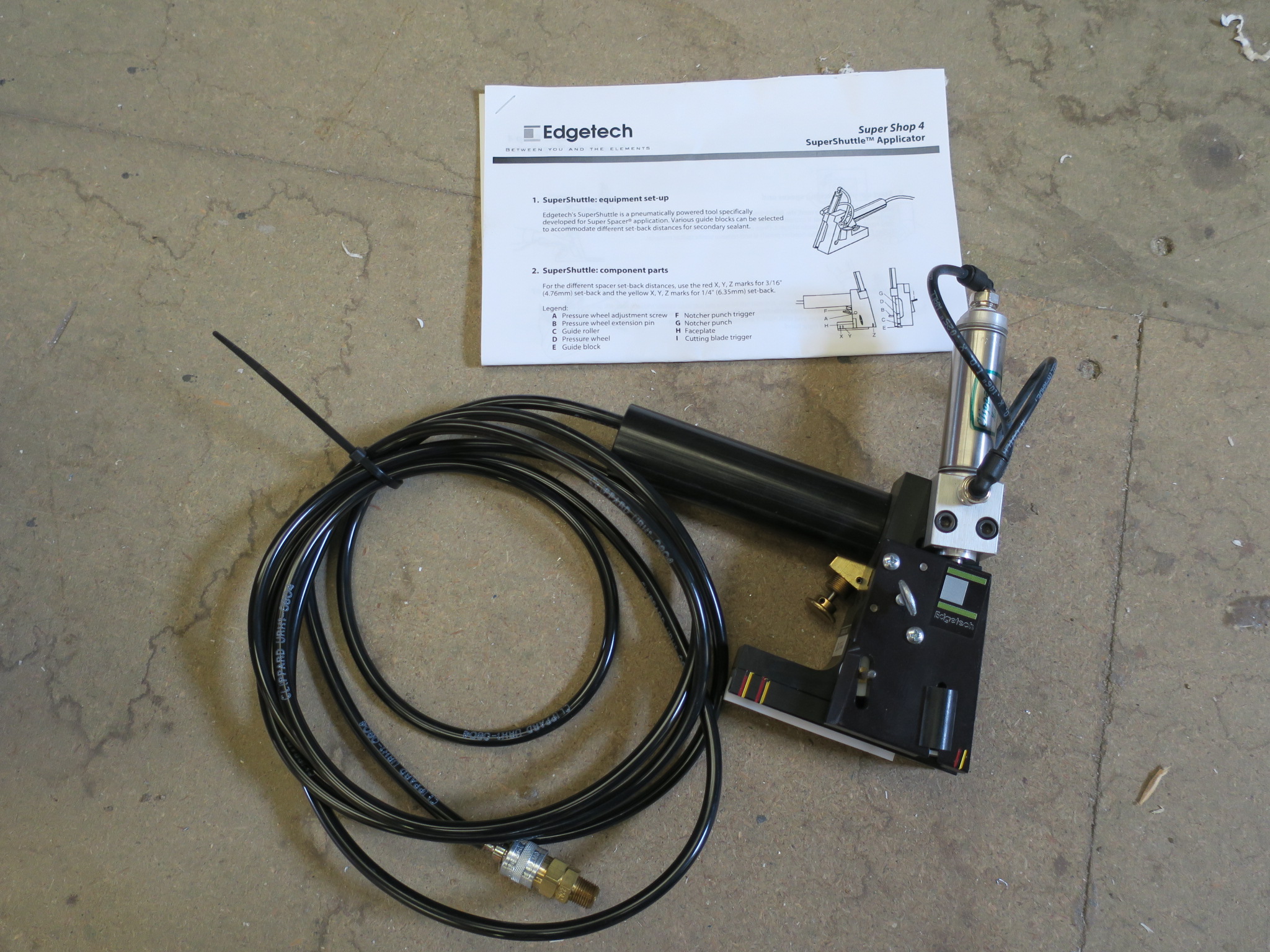 * Edgetech Super Space reel Applicator to include Edgetech Super Shop 4 ...