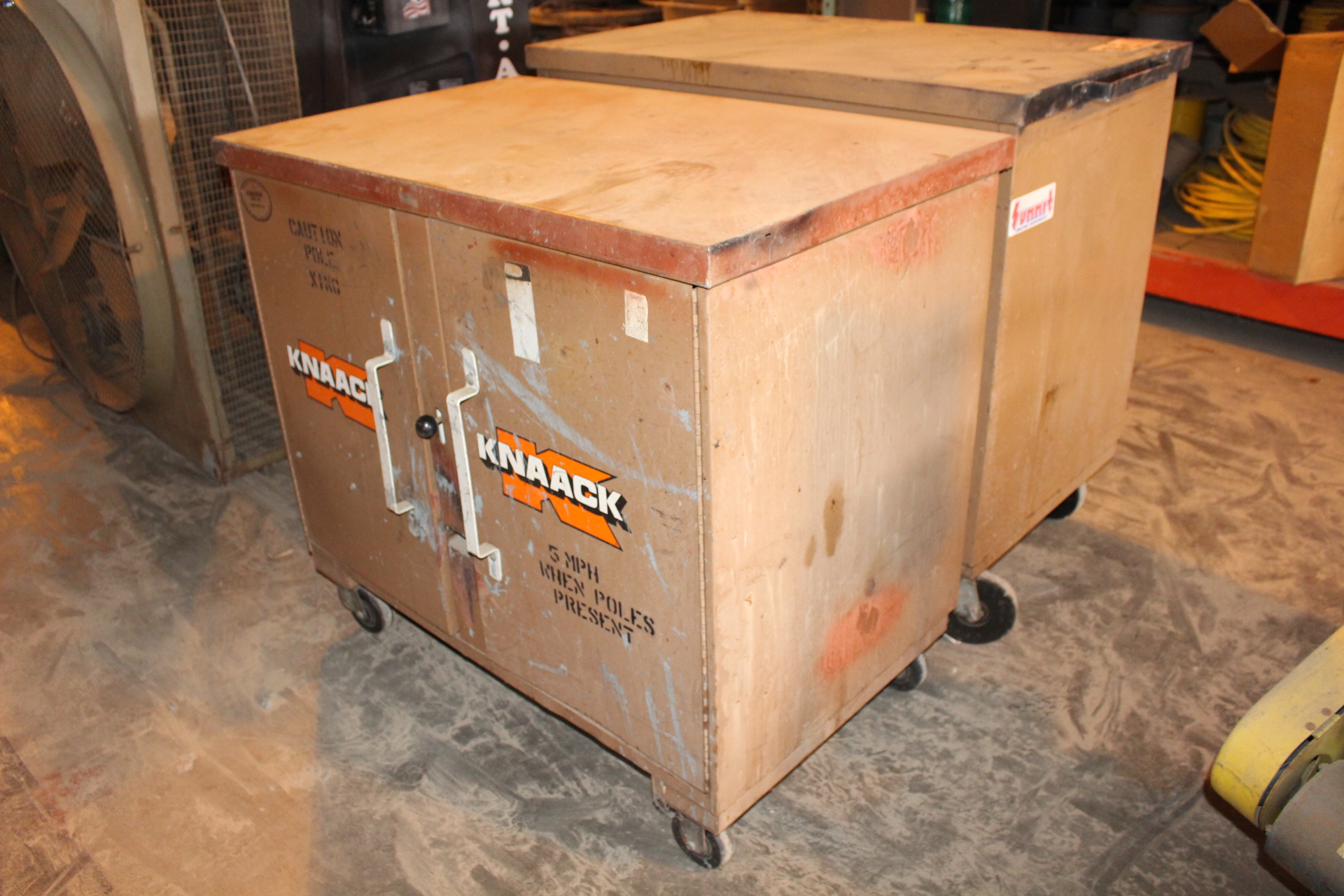 LOT - (2) KNAACK JOBMASTER 44 ROLLING JOB BOXES, W/ CONTENTS